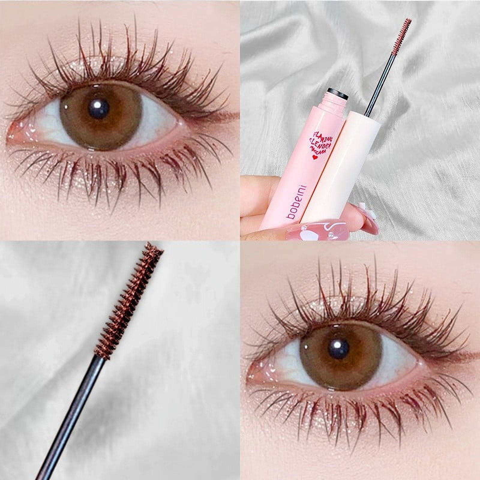 Black Head Mascara Ultra-fine Small Brush Lengthening 3D Lash Eyelash Extension Eye Lashes Long ...