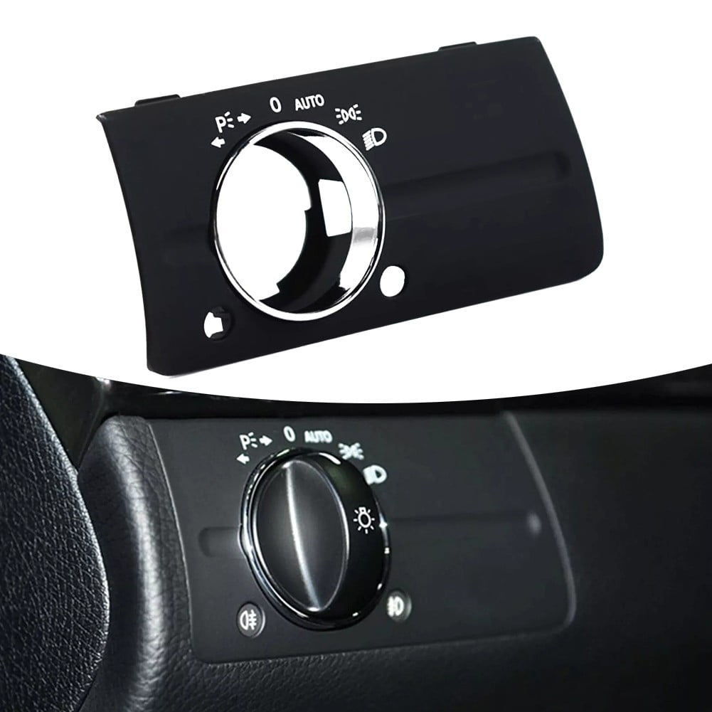 Black Headlight Switch Panel Cover for Mercedes-Benz E Class W211 2003 ...
