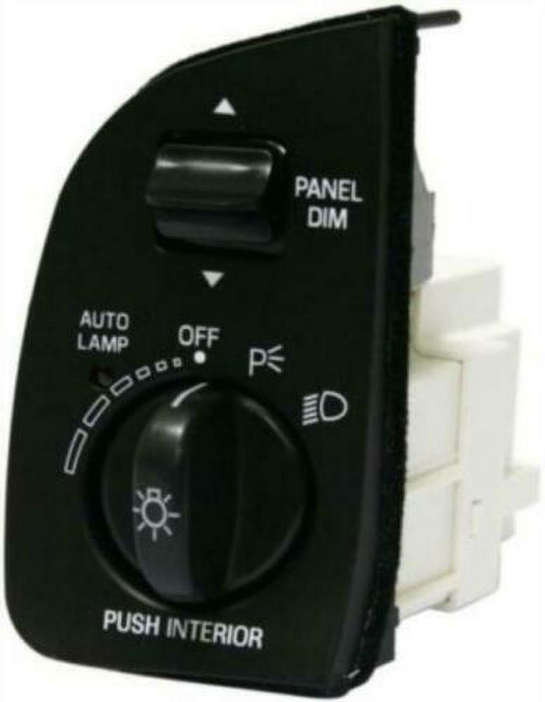 Black Headlight Switch for Ford Contour, Crown Victoria, Mercury Grand ...