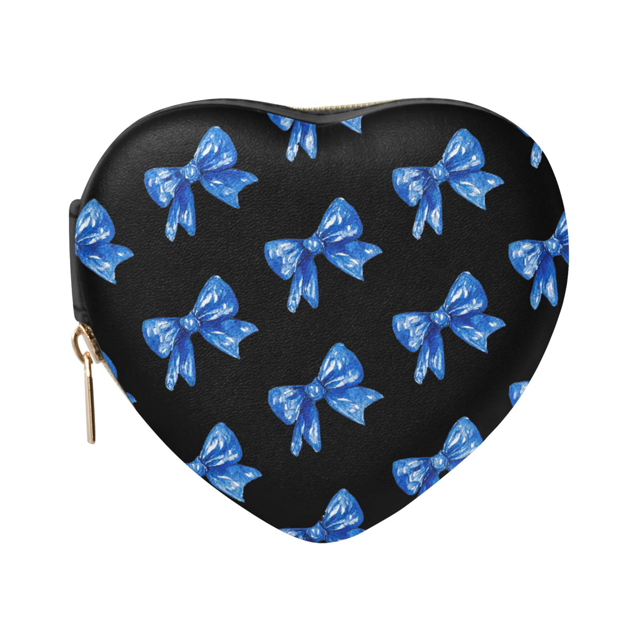 Black Heart-Shaped Jewelry Travel Box Portable Display Storage ...