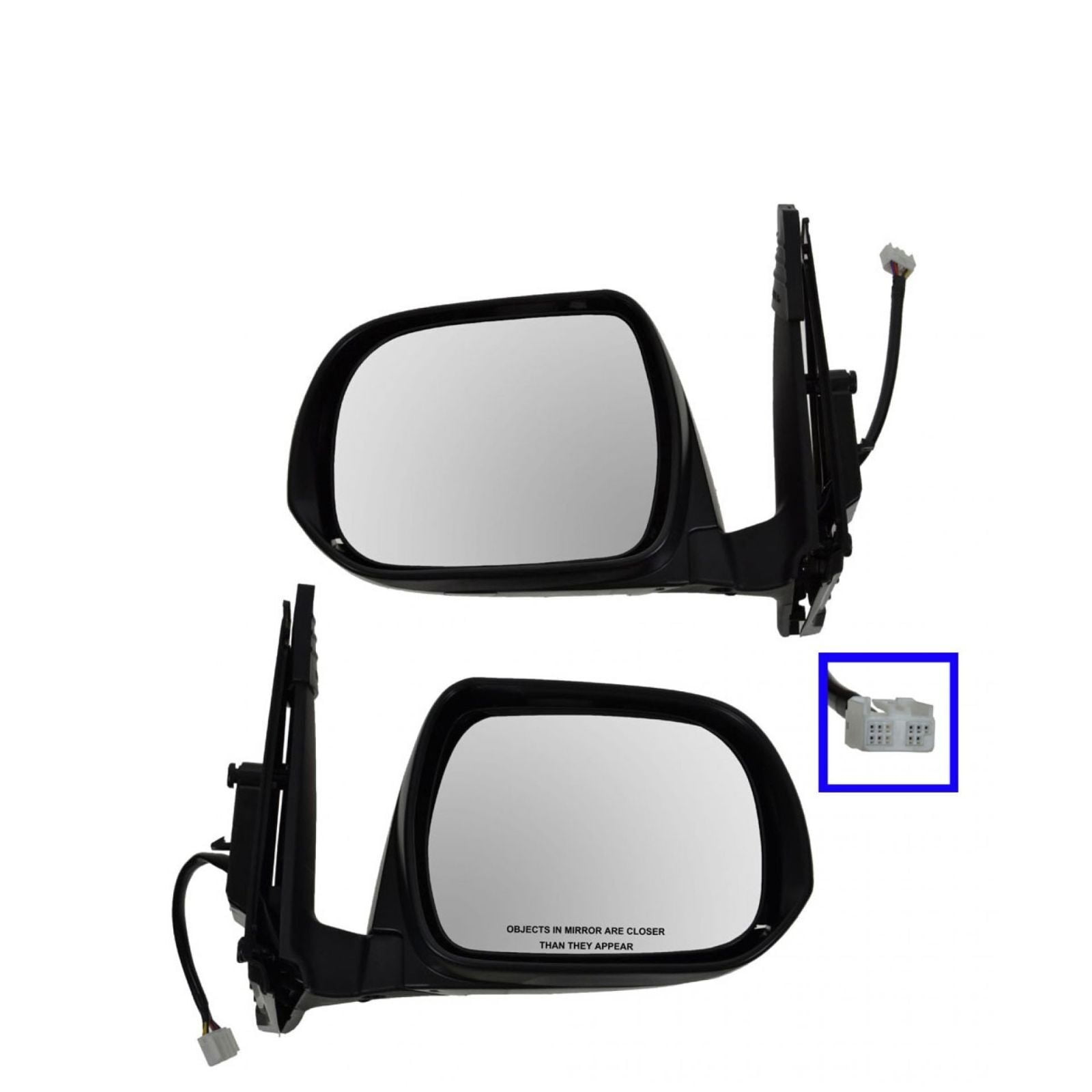 Black Heated Turn Signal Mirror Kit for 2010-2013 for Toyota 4 Door ...