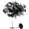 Black Heavy Duty Thumb Tacks, Extra Long Push Pins for Upholstery ...