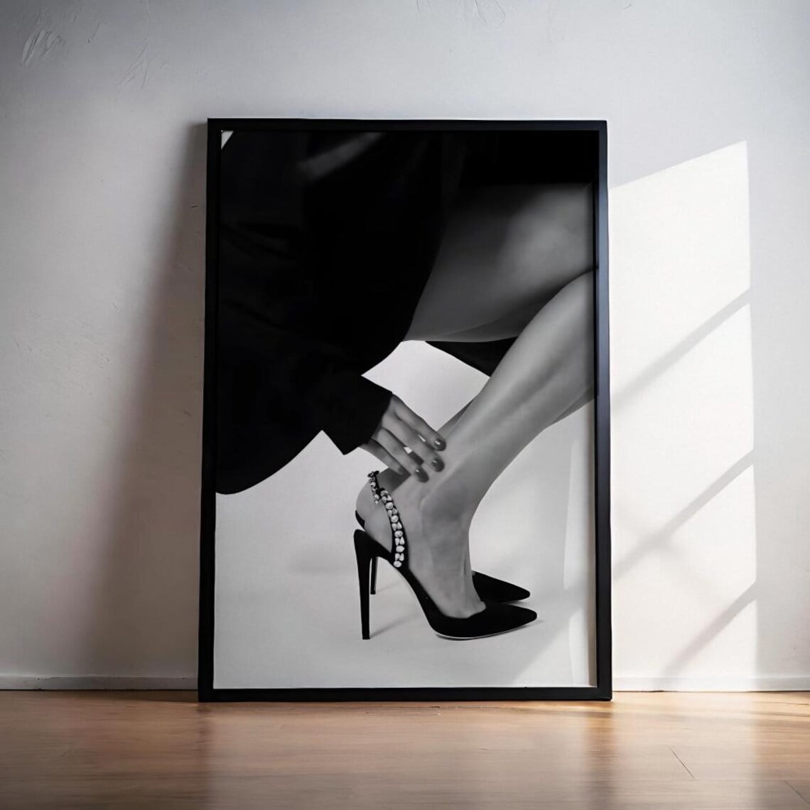 Black Heels Fashion Wall Art Luxury Editorial Photography Poster ...