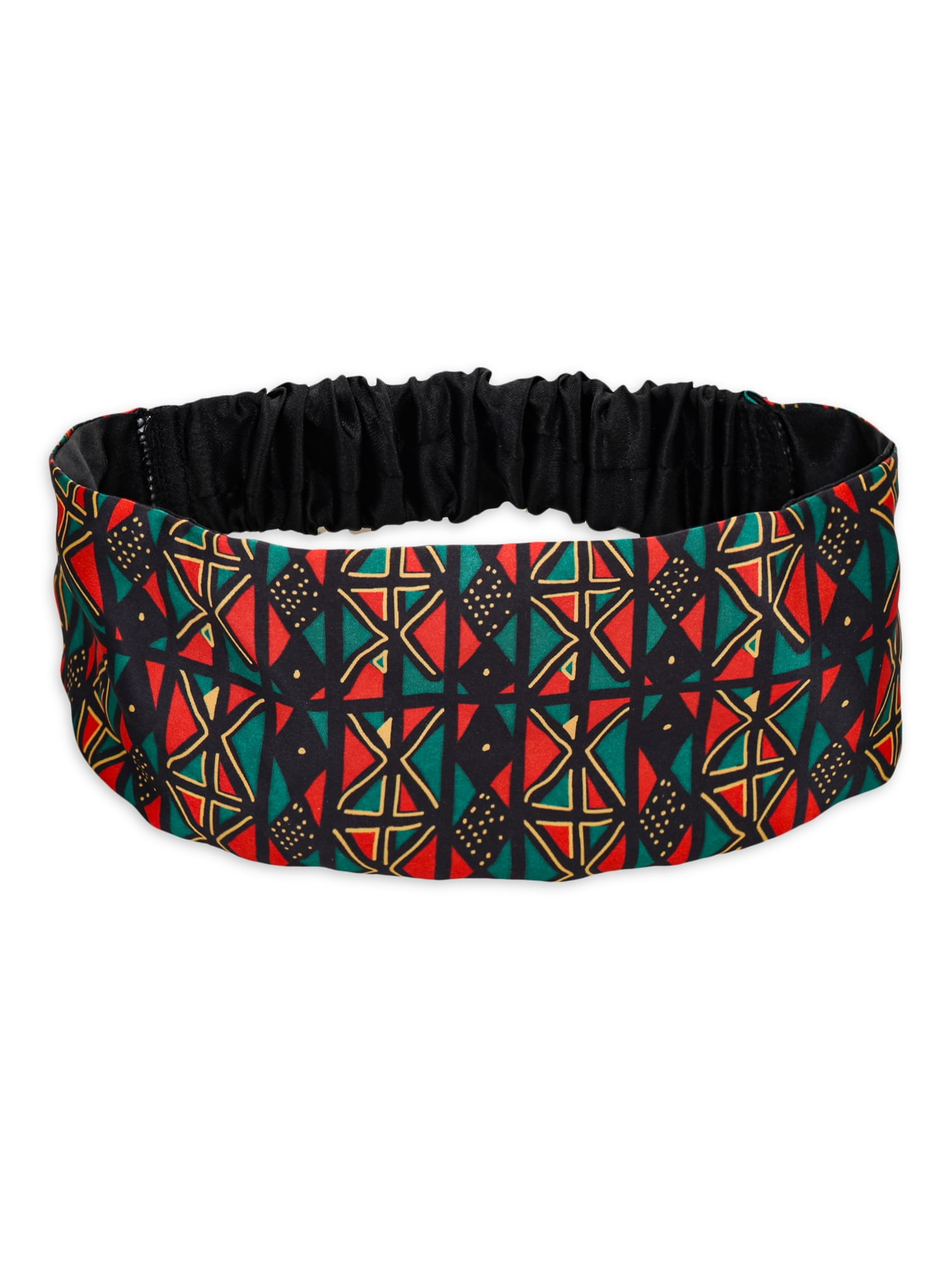Black Heritage Multi-Color Print Head Wrap - Walmart.com