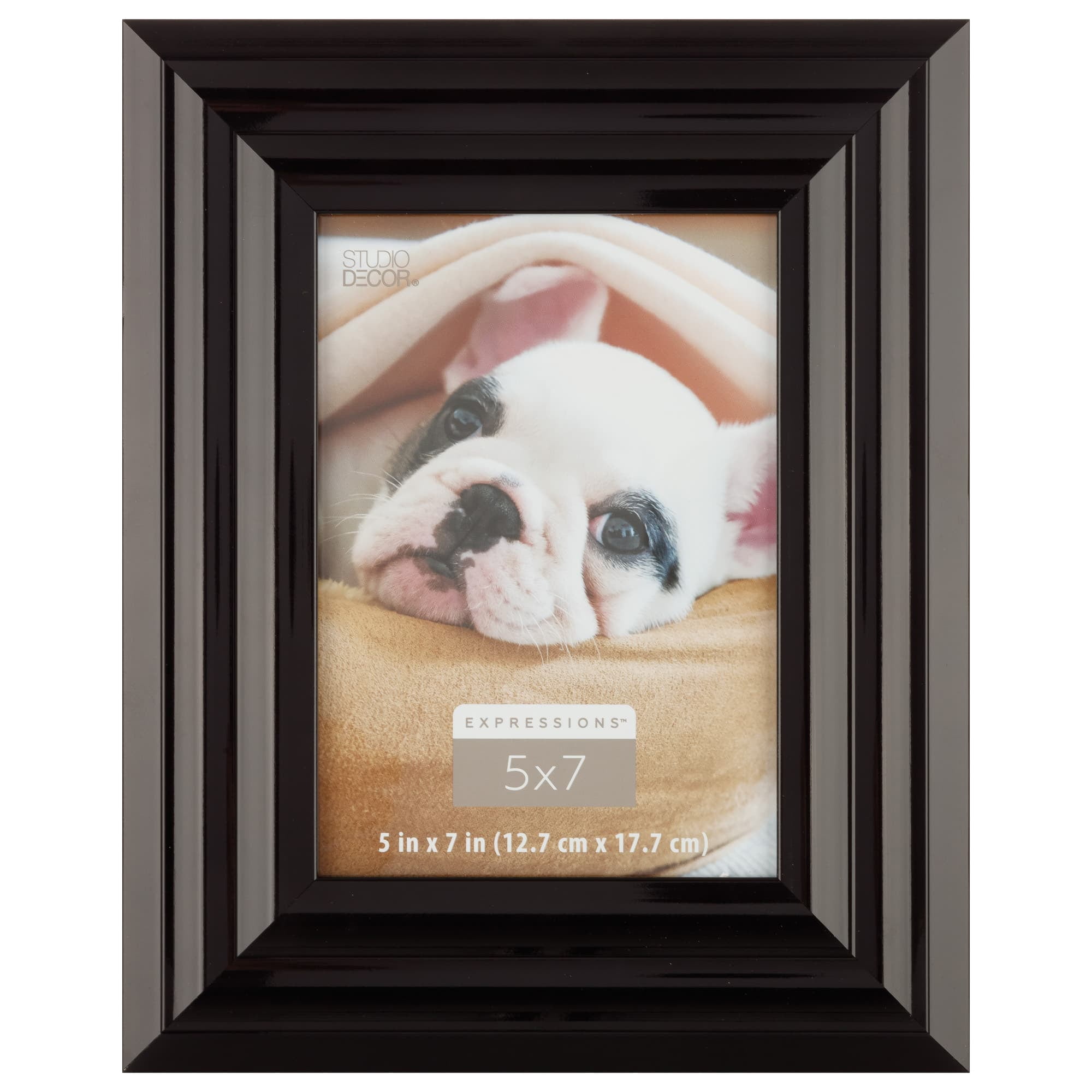 Black High Gloss 5" x 7" Frame, Expressions™ by Studio Décor® - Walmart.com