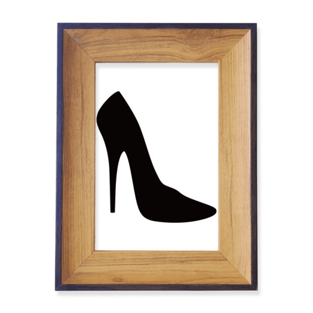 Black High Heels Outline Pattern Photo Frame Exhibition Display Art ...