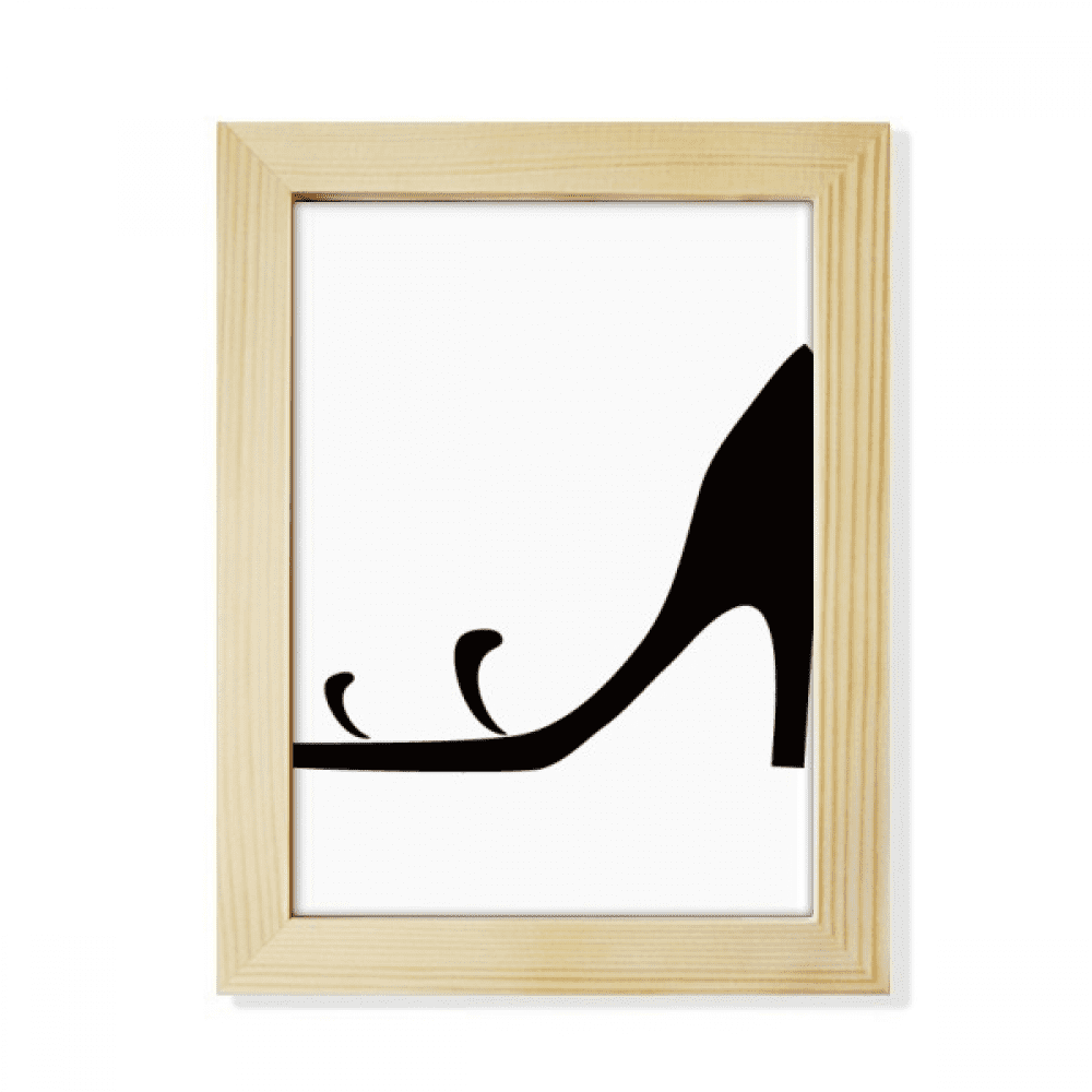Black High Heels Simple Graphics Outline Desktop Adorn Photo Frame ...