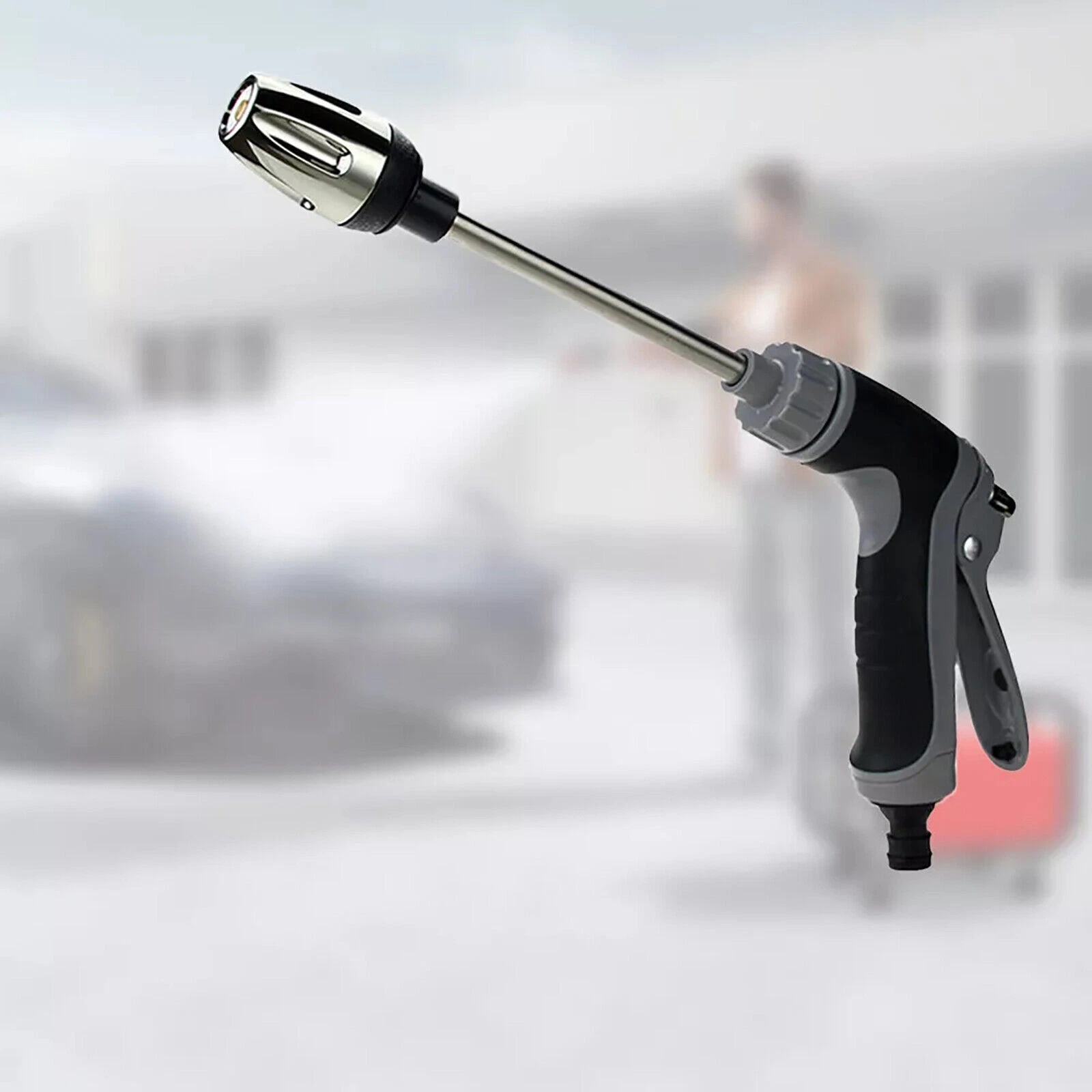 Black High-Pressure Car Wash Cleaner Turbo Washer Power For Garden Hose ...