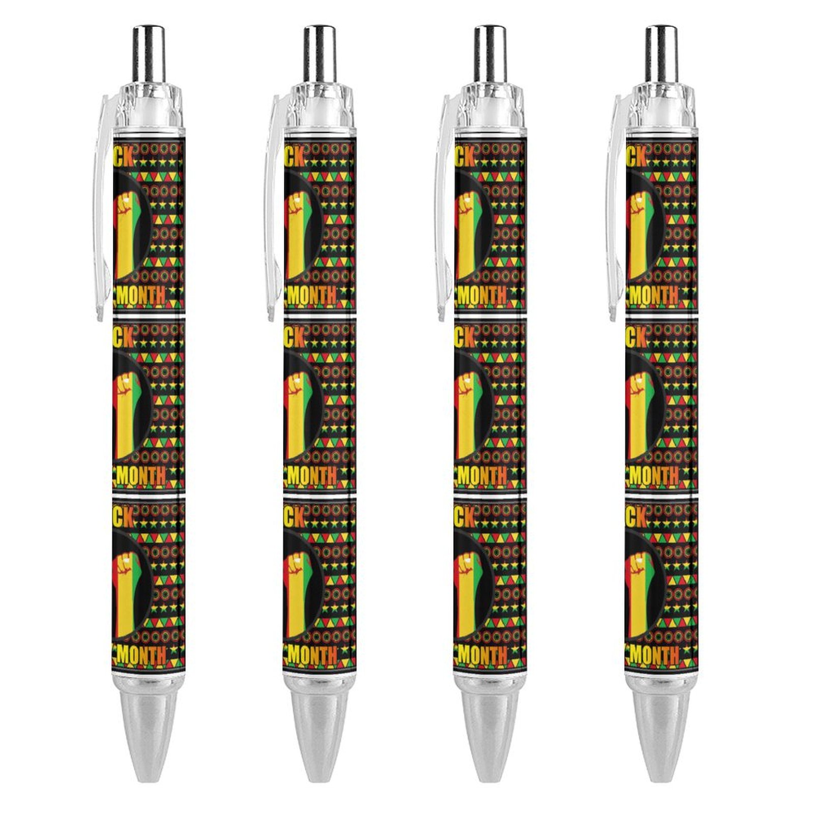 Black His-tory Month Ballpoint Pen Retractable Pens Black Writing Pen ...