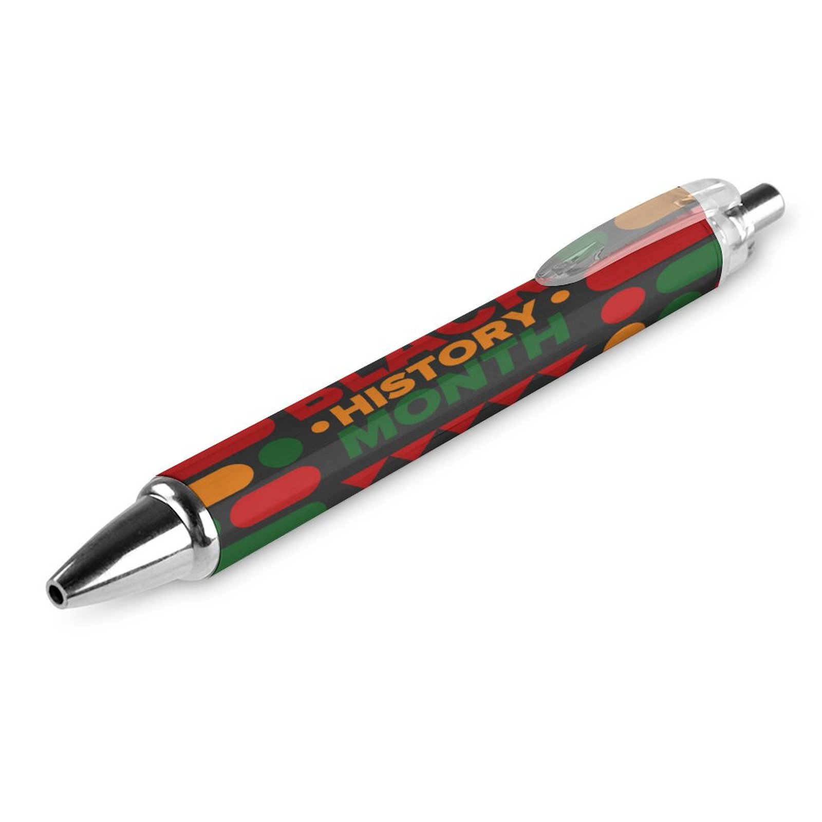 Black His-tory Month Ballpoint Pen Retractable Pens Black Writing Pen ...