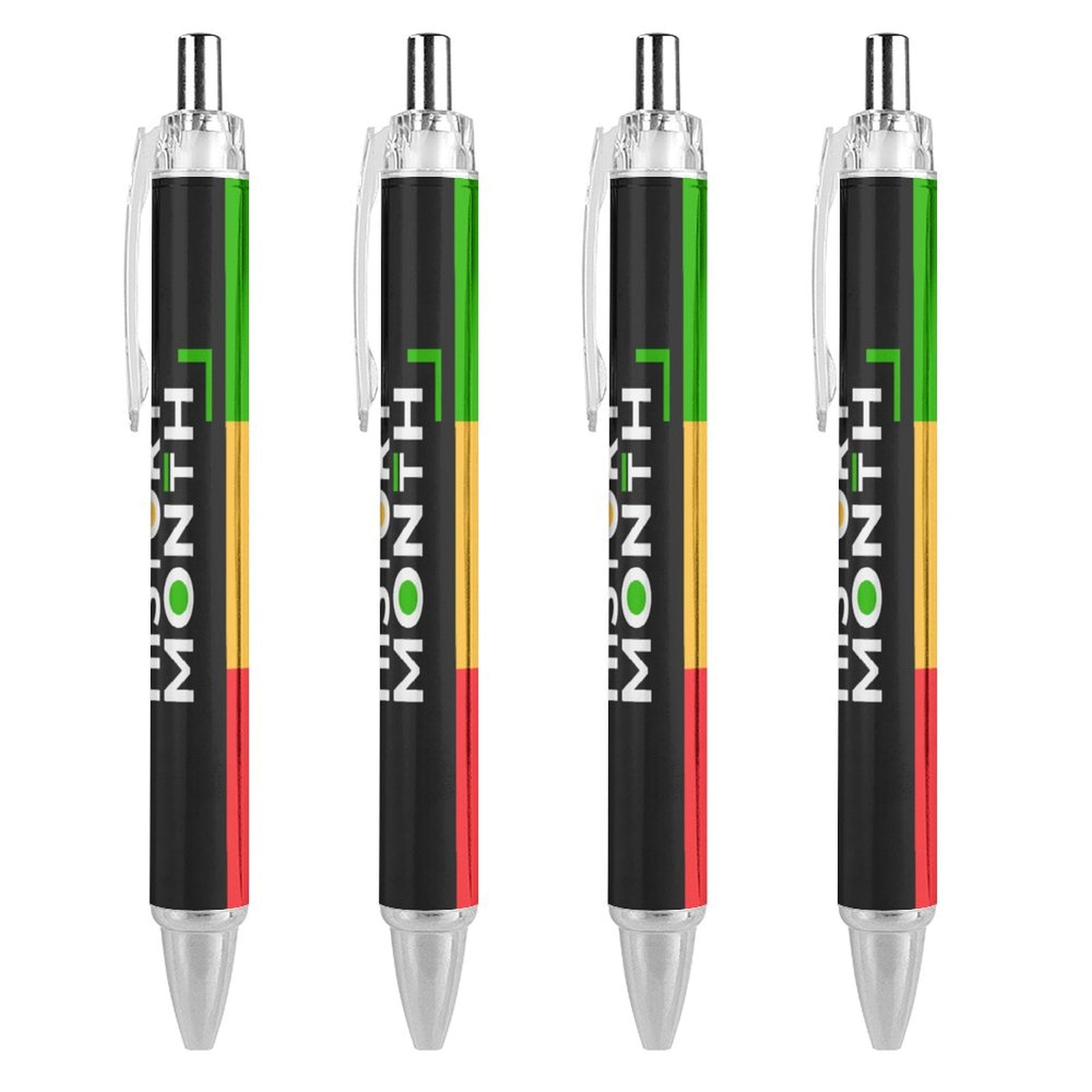 Black His-tory Month Ballpoint Pen Retractable Pens Black Writing Pen ...