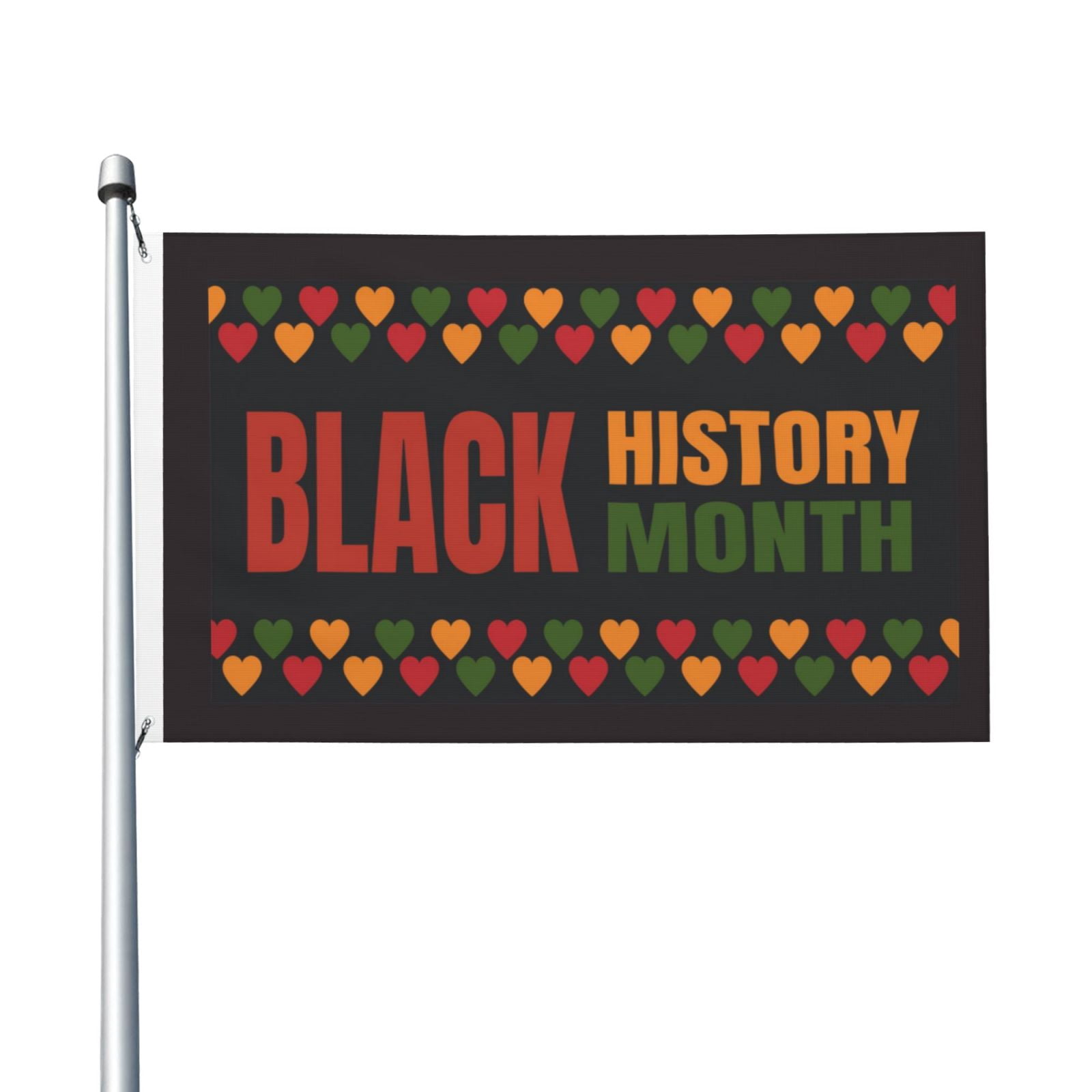 Black His-tory Month Garden Flags 3x5 Ft Decoration Double Side Print ...