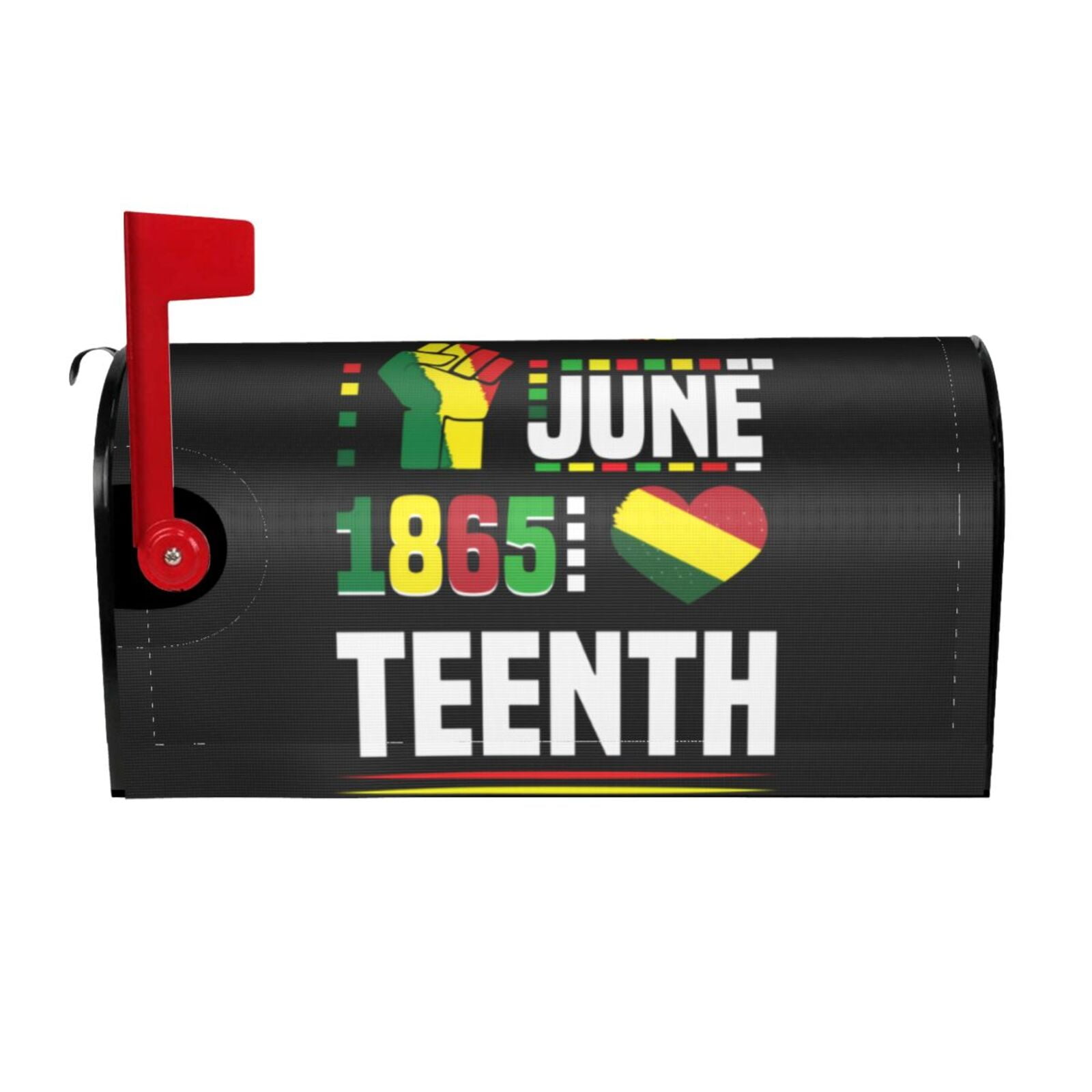 Black His-tory Month Jun-et-eenth African American Magnetic Mailbox ...