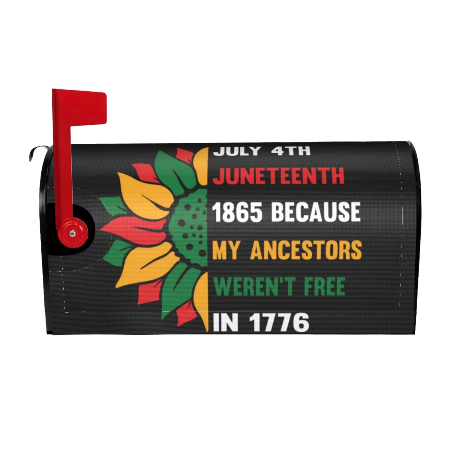 Black His-tory Month Jun-et-eenth African American Magnetic Mailbox ...