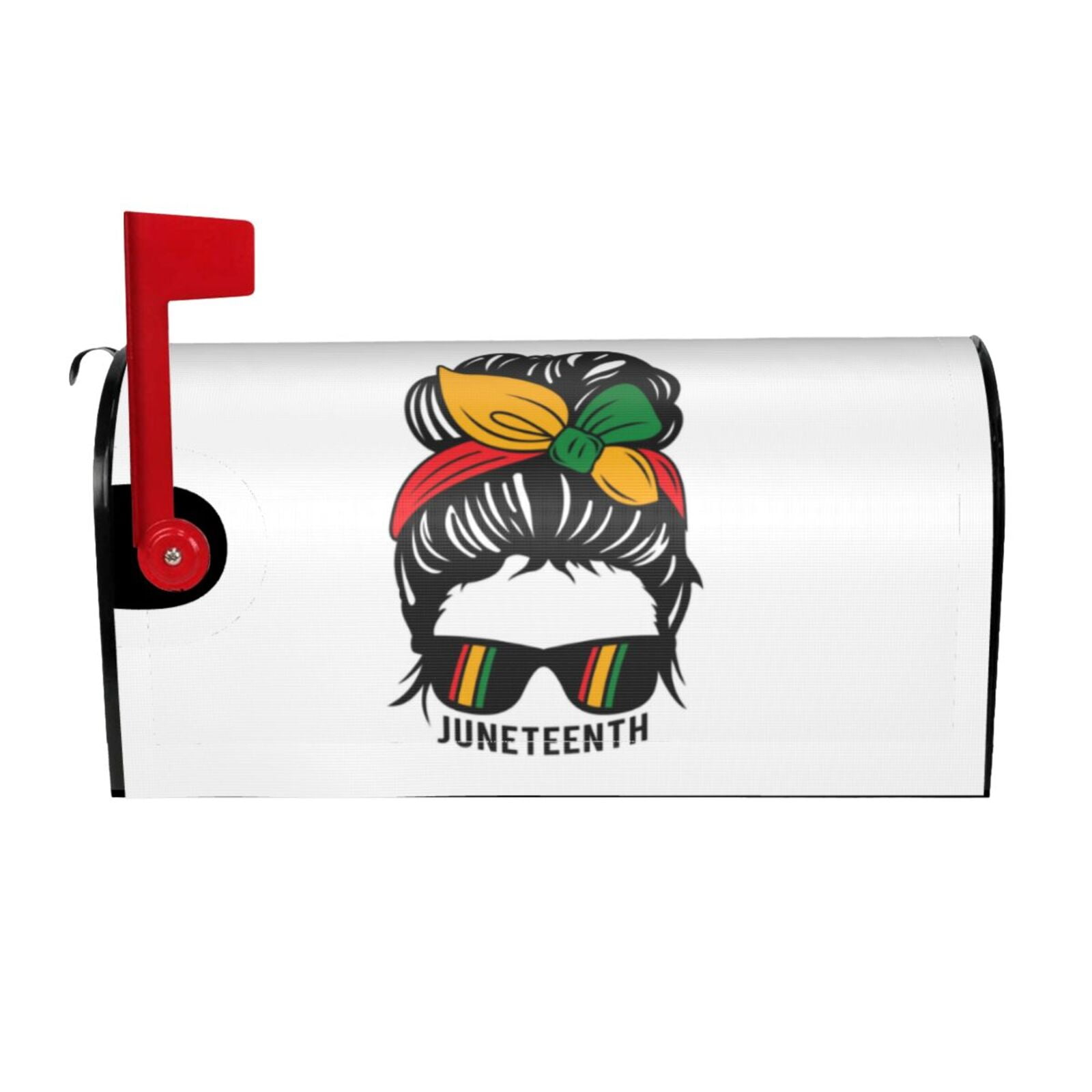 Black His-tory Month Jun-et-eenth African American Magnetic Mailbox ...