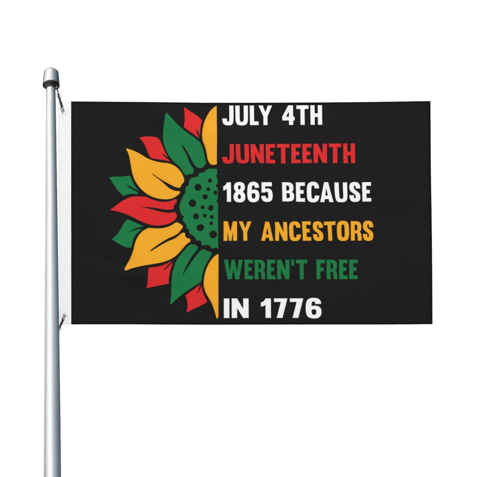 Black His-tory Month Jun-ete-enth African American Garden Flags 3x5 Ft ...