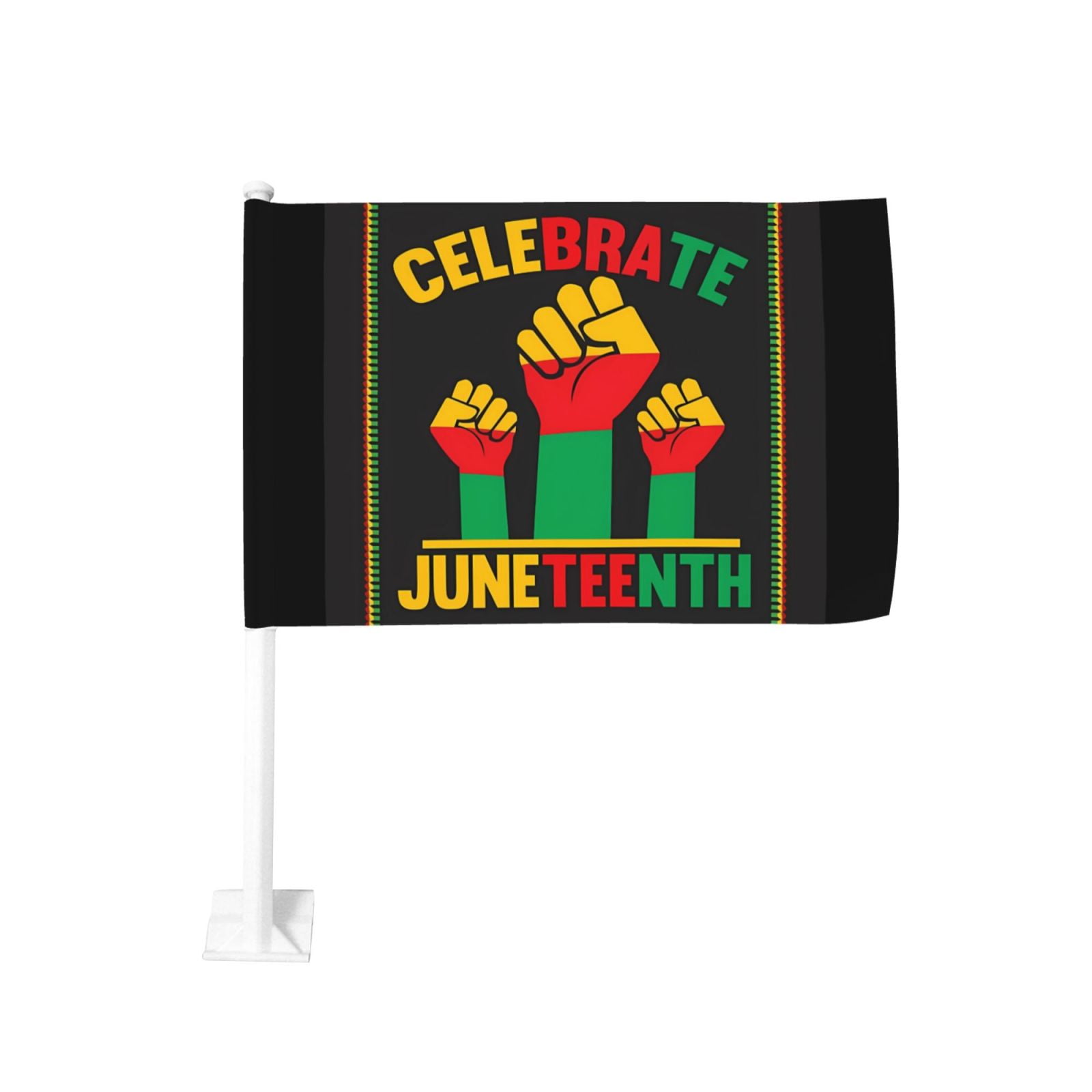 Black His-tory Month June-teenth African American June 19 1865 Car Flag ...