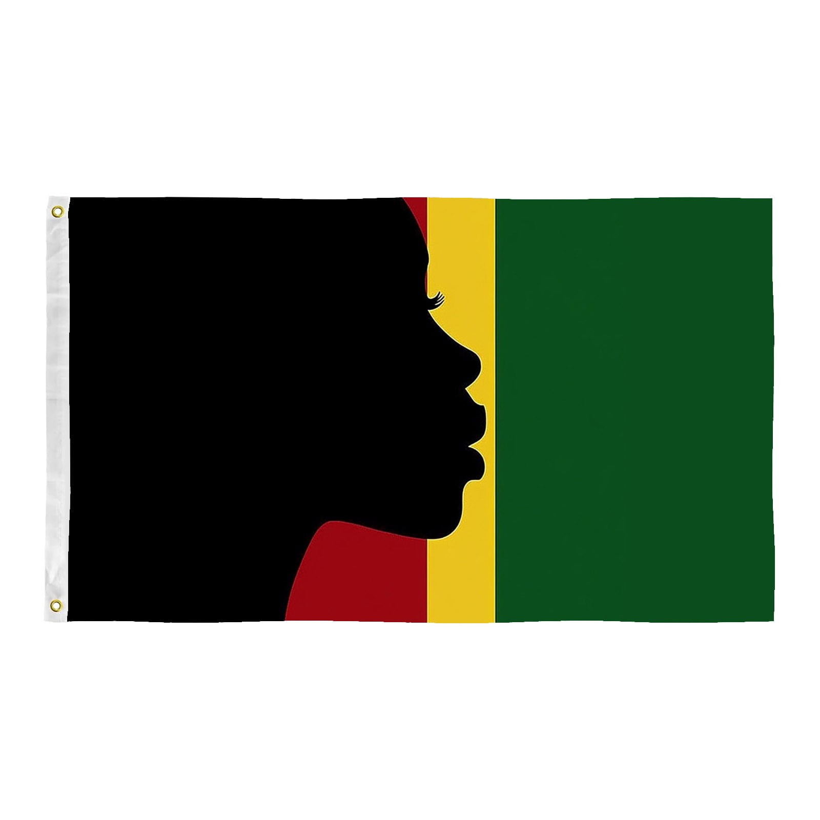 Black Historical Moon Banner, Month Themed, Month Flag Color and Fade ...