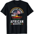 Black History American Grown with African Roots Tree T-Shirt - Walmart.com