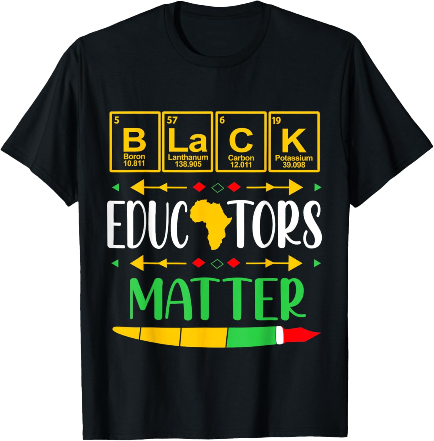 Black History Educators Matter History Month Africa American Teacher T ...