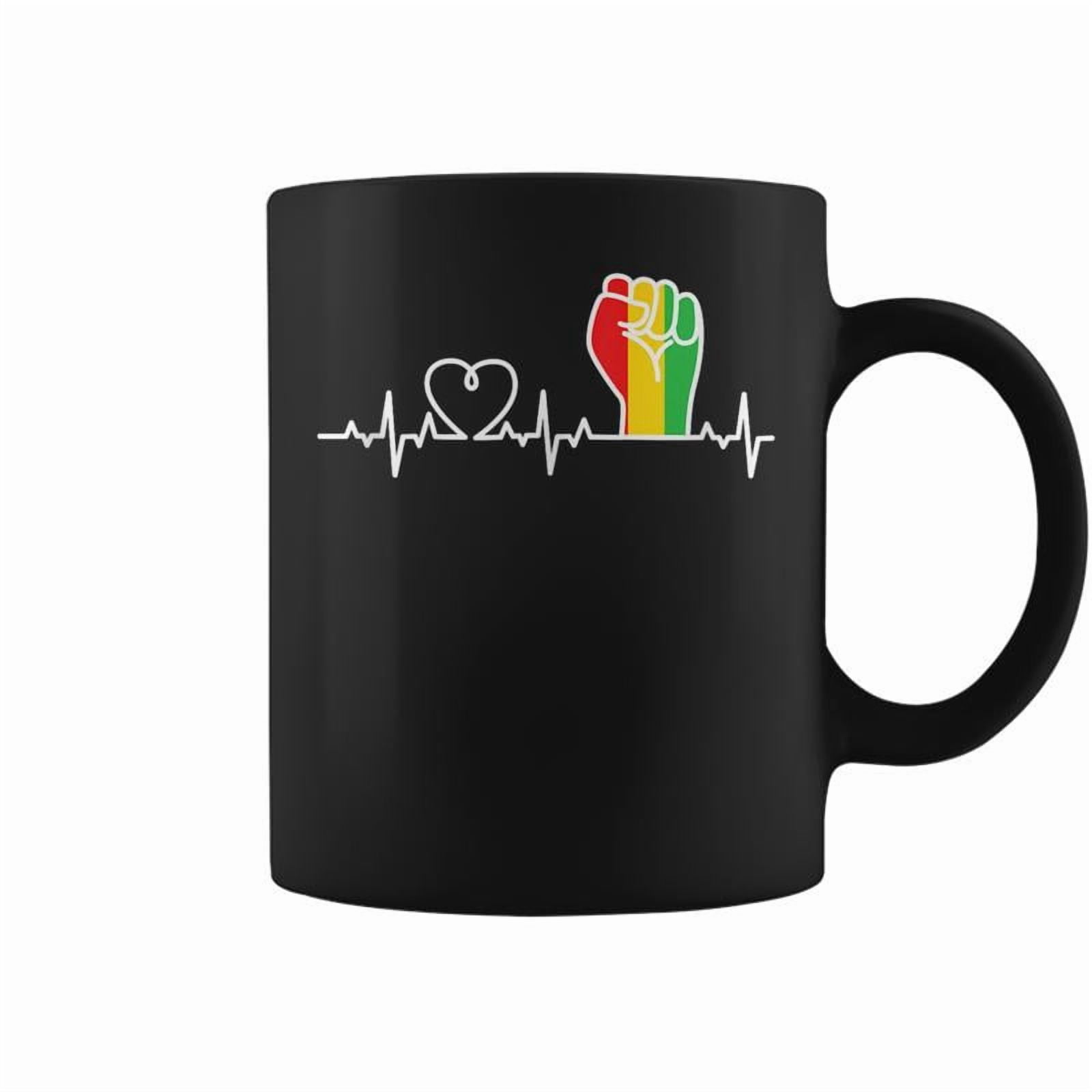 Black History Fist Junenth Heartbeat African American Coffee - Walmart.com