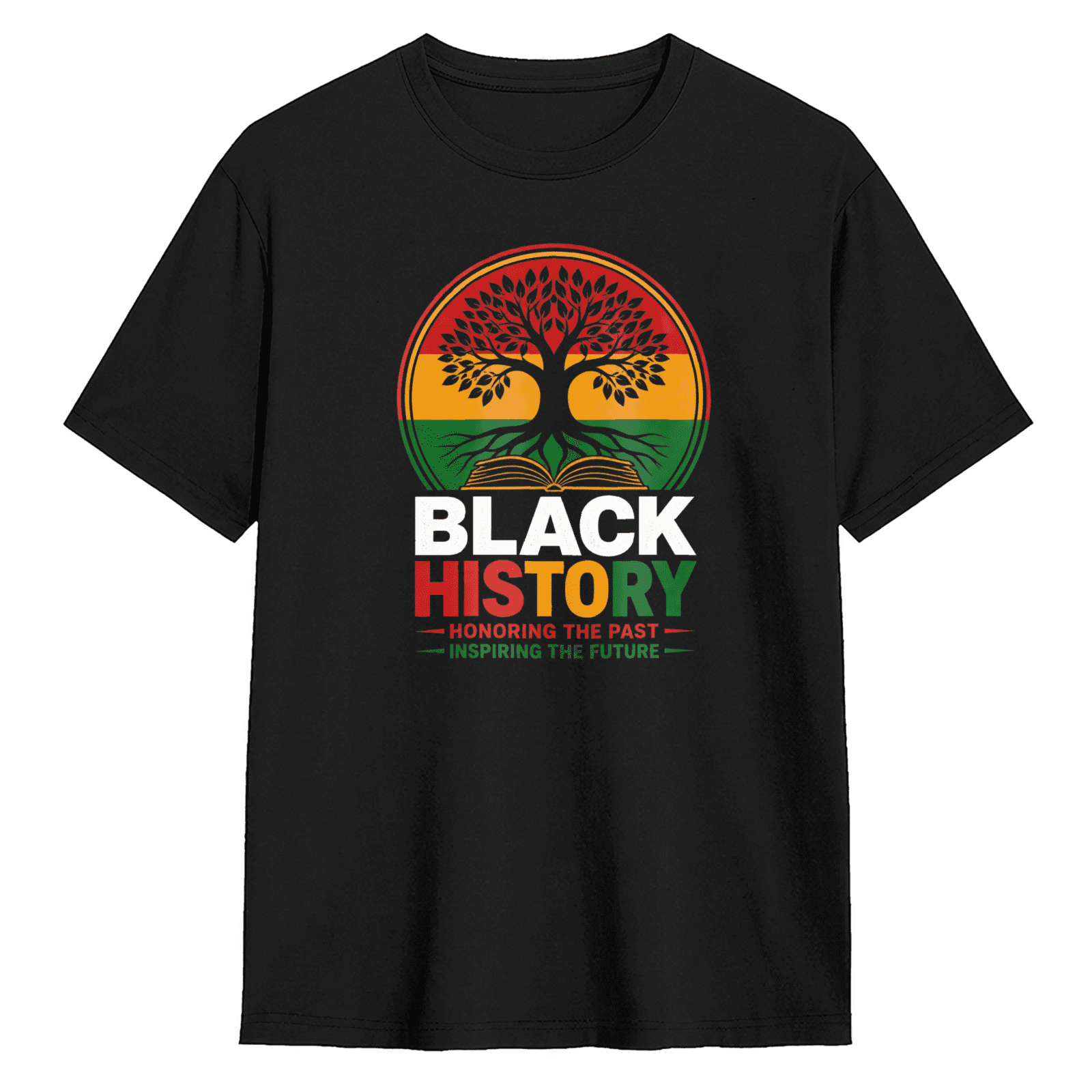 Black History Honoring The Past Retro Graphic Tee for Men and Women ...