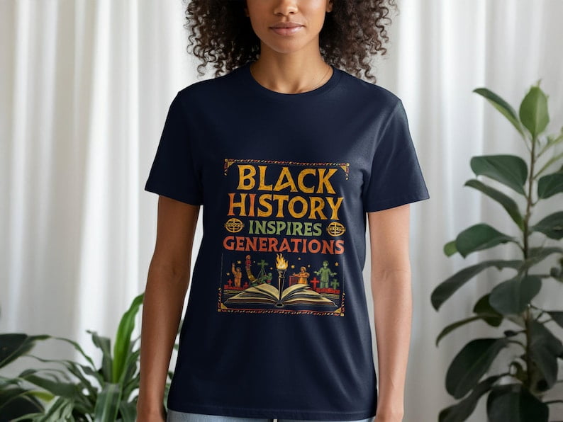 Black History Inspires Generations T-Shirt, Education, Heritage ...