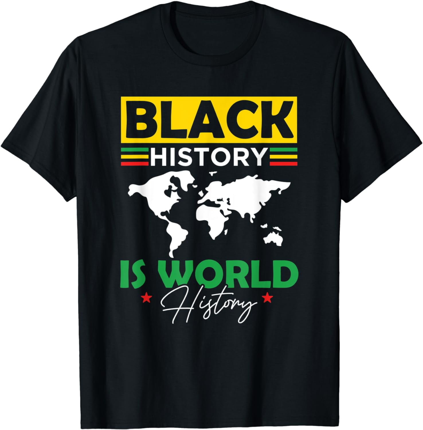 Black History Is World History Africa T-Shirt - Walmart.com