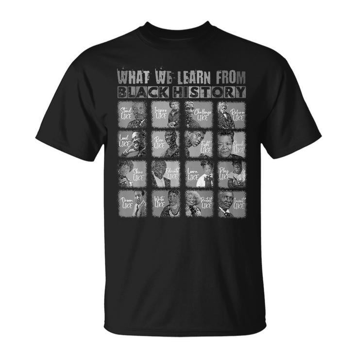 Black History Leaders 2025 T-Shirt – Learn from Black History Month ...