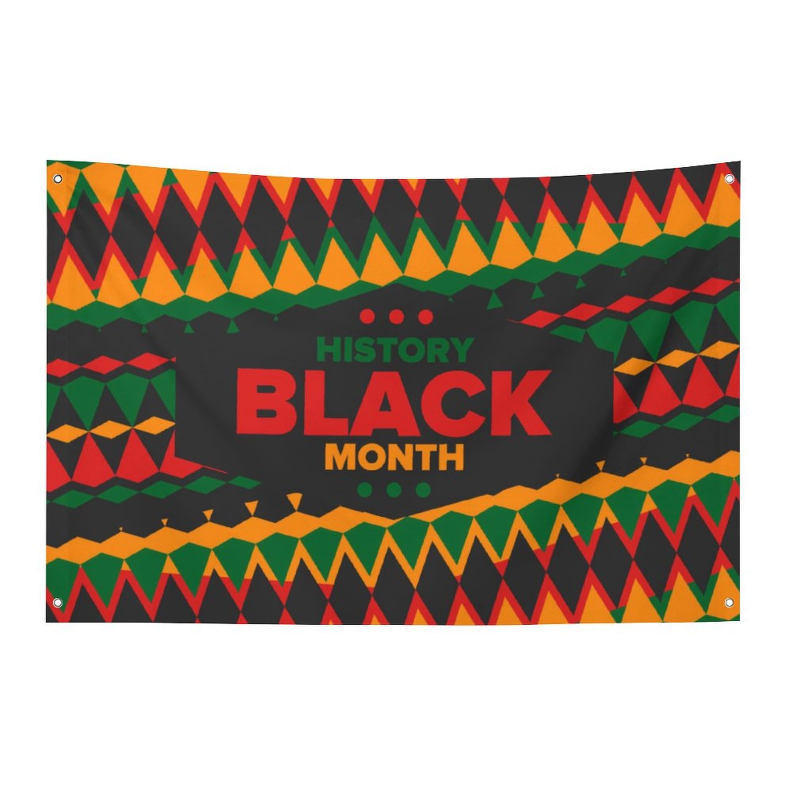 Black History Month 2025 Tapestry Banner Backdrop Flag Background ...