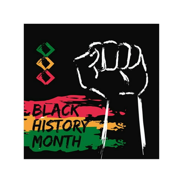 Black History Month Anniversary Decorative Painting Single Canvas Core ...