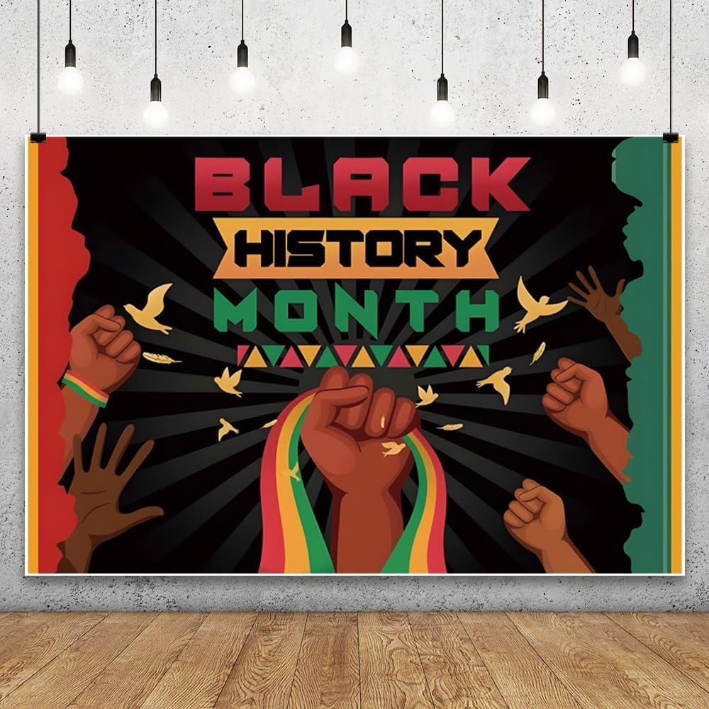 Black History Month Backdrop African American Heritage Festival ...