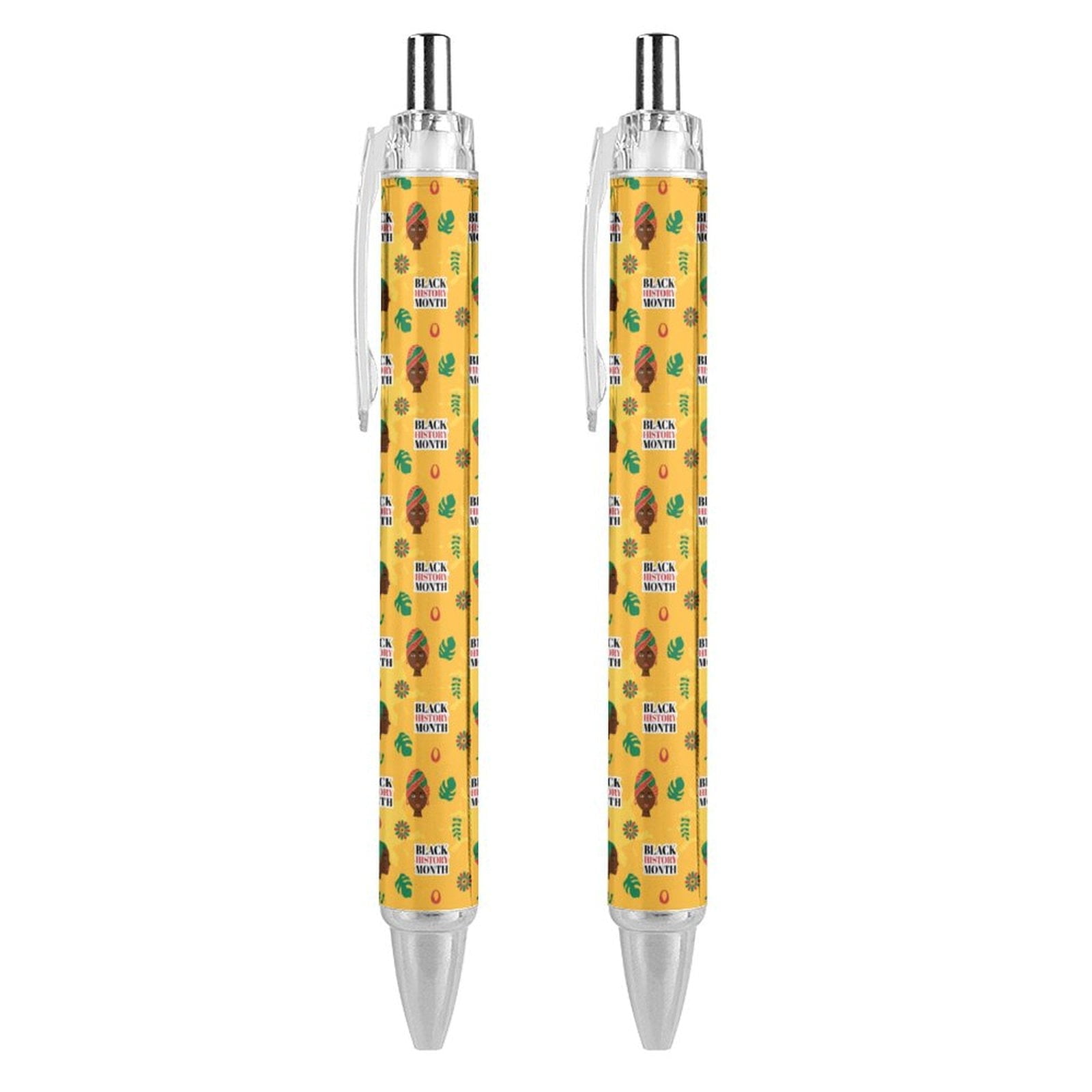 Black History Month Ballpoint Pen Retractable Pens Black Writing Pen ...