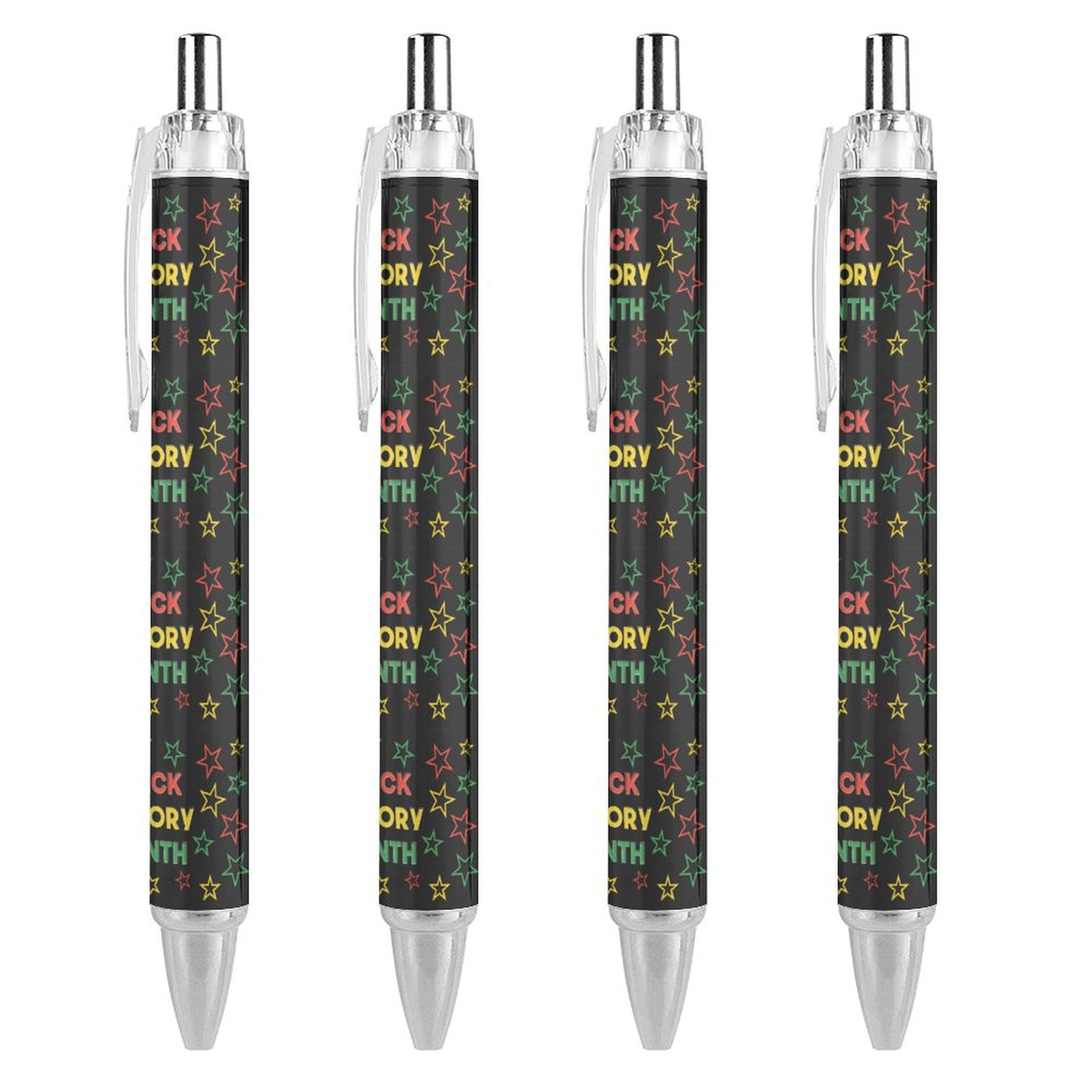 Black History Month Ballpoint Pen Retractable Pens Black Writing Pen ...