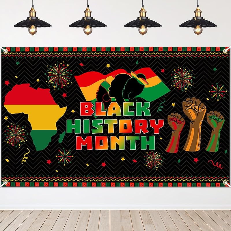 Black History Month Banner Black History Month Photography Backdrop ...