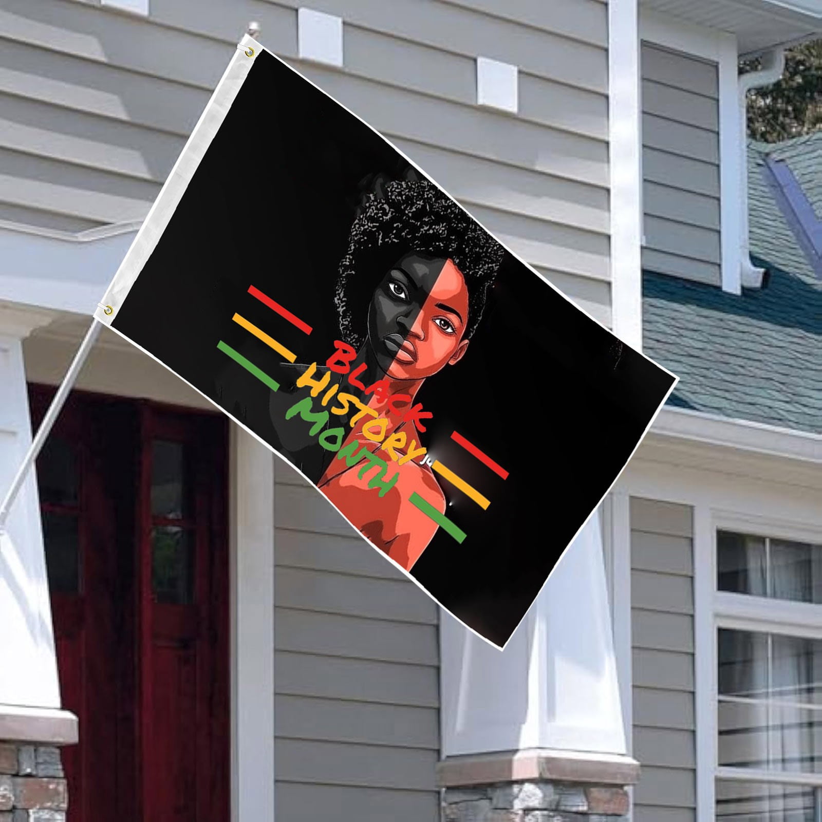 Black History Month Black Lives African Flag 3x5 Ft Flags Decor Double ...