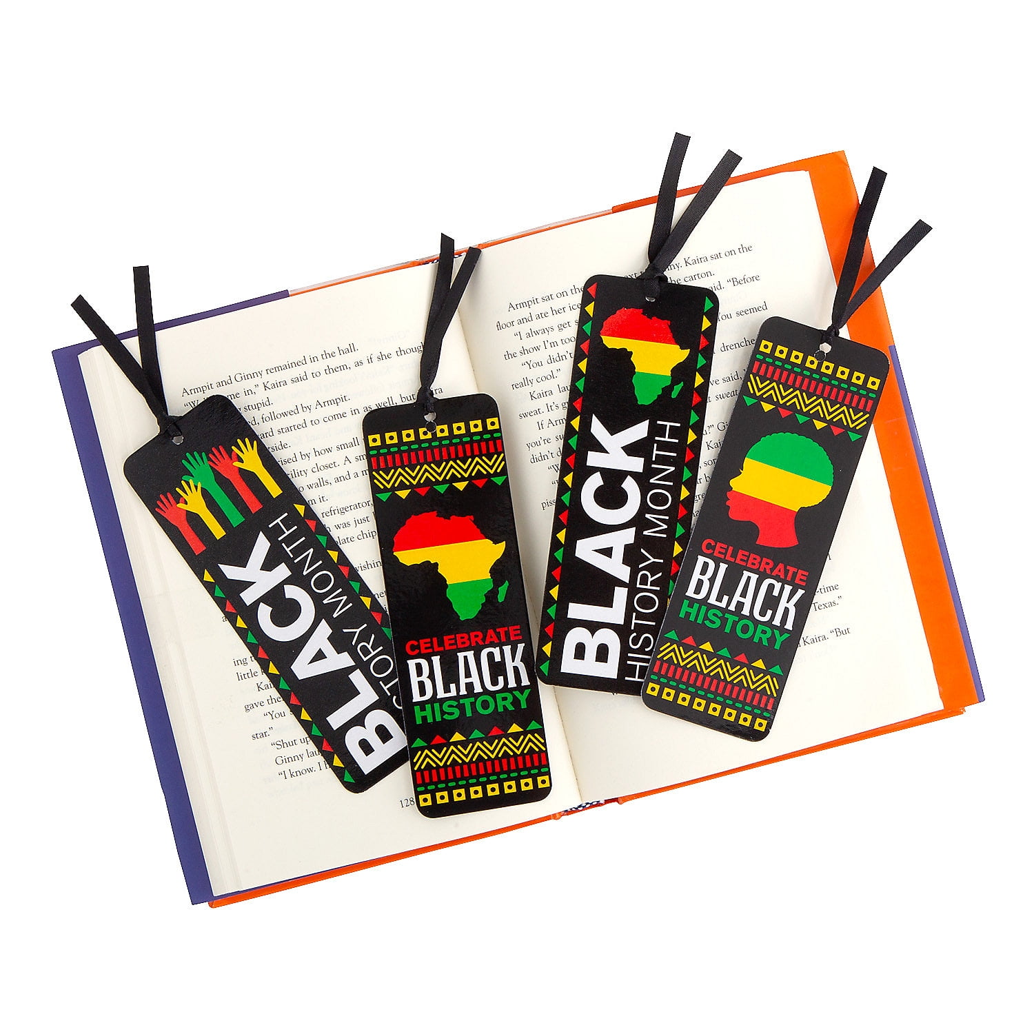Black History Month Bookmark Giveaways, Stationery, Party Supplies, 48 ...