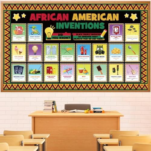 Black History Month Bulletin Board Decorations Set - African American ...
