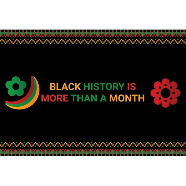 Black History Month Celebration Backdrop African American Unity Fist ...