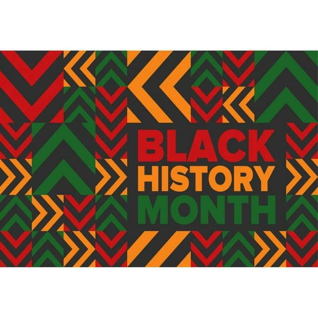 Black History Month Celebration Backdrop African American Unity Fist ...