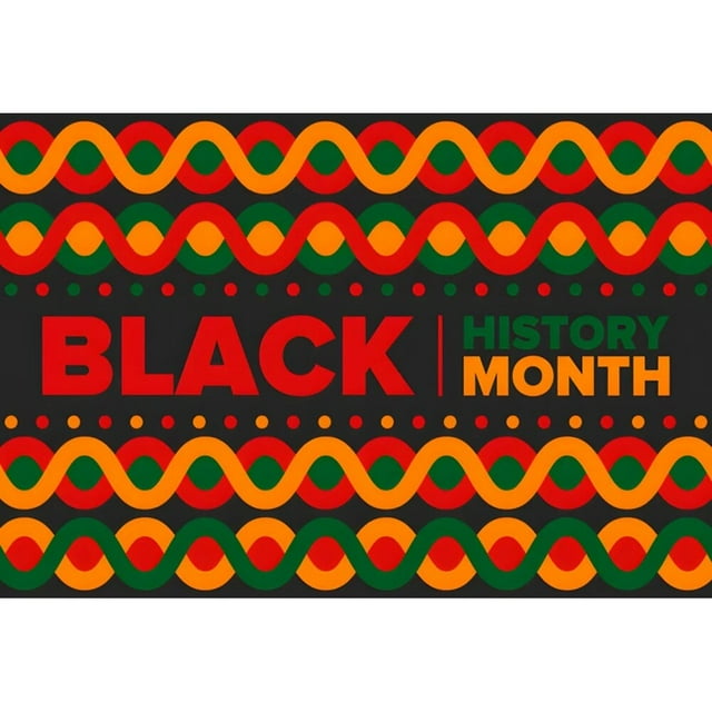 Black History Month Celebration Backdrop African American Unity Fist ...