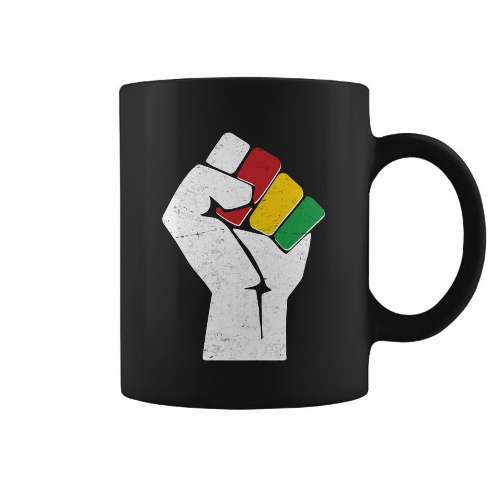 Black History Month Fist African Colors Graphic Design Print - Walmart.com