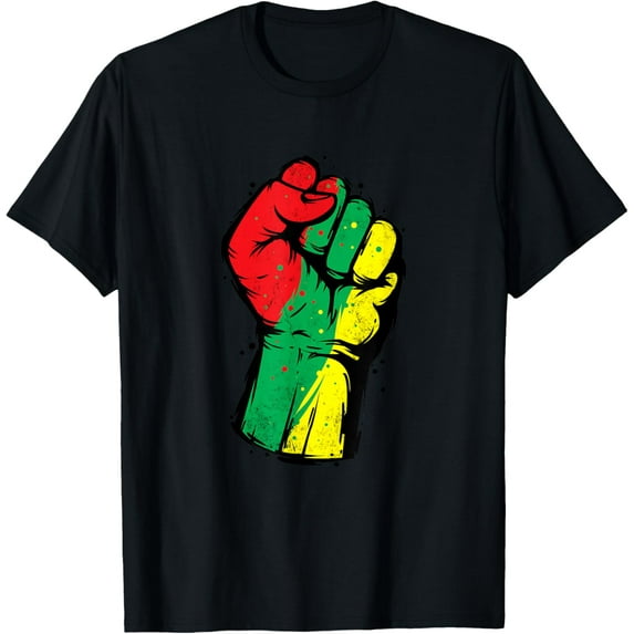 Black History Month Fist Black Power Women Men T-Shirt Shirts - Walmart.com