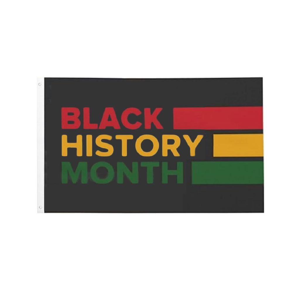 Black History Month Flag - Polyester, Unique Design, 150*90cm, Suitable ...