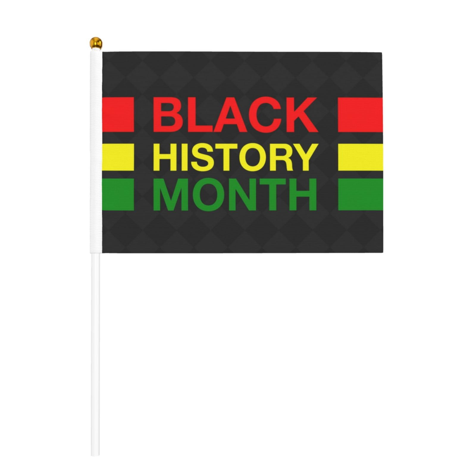 Black History Month Flag Small Mini Hand Held Flags Small Miniature ...