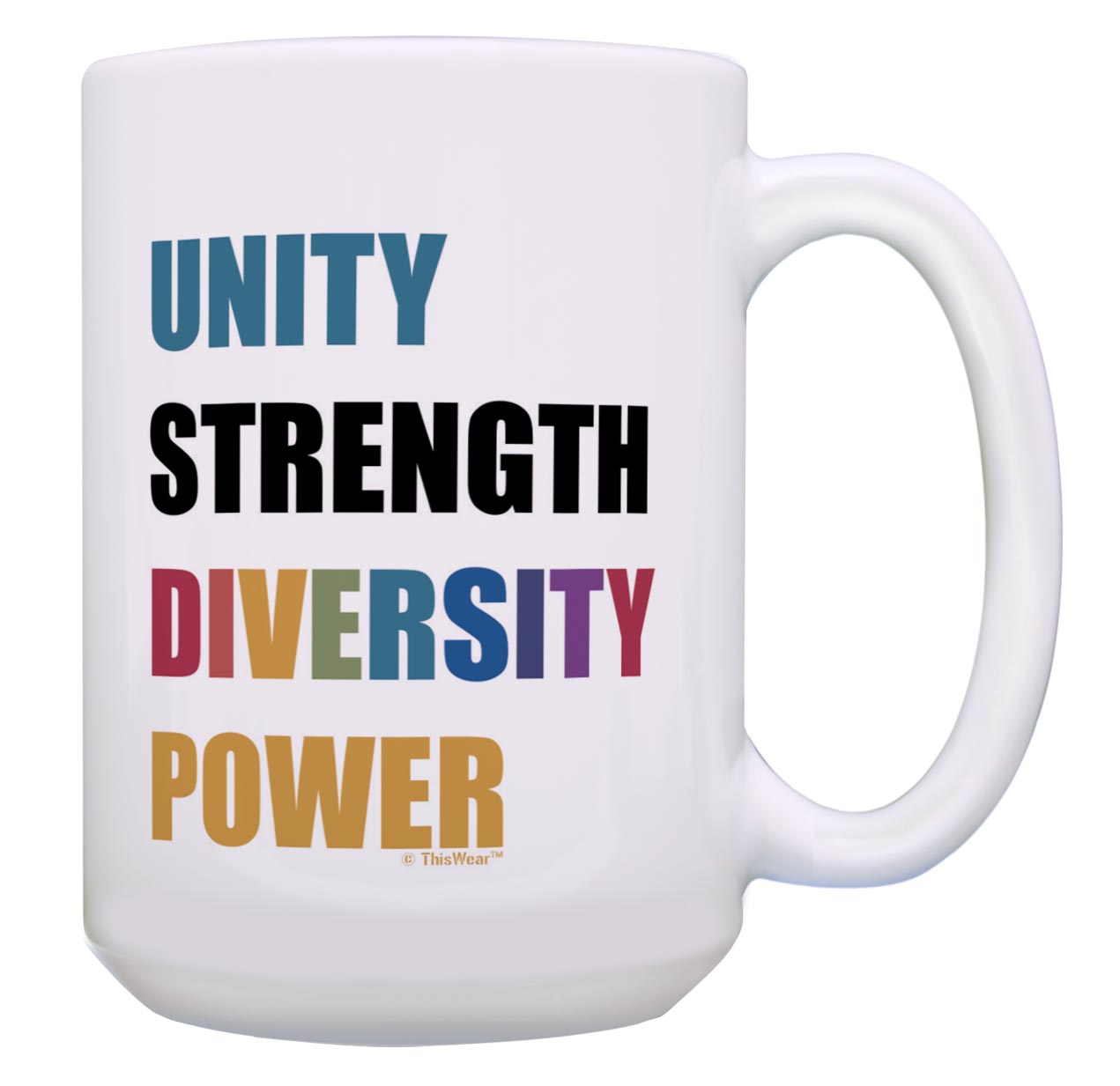 Black History Month Gifts For Men Unity Strength Diversity Power ...