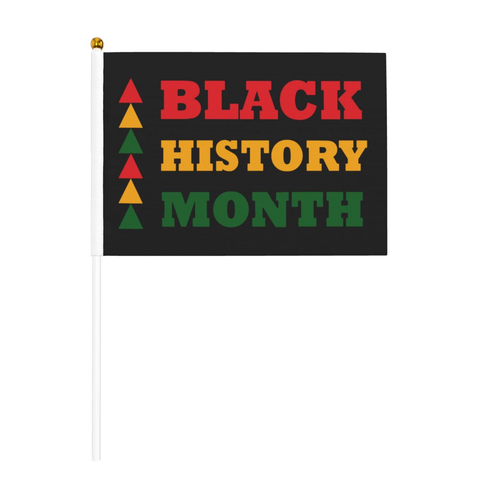 Black History Month Handheld Flag Yard Outdoor Holiday Decoration ...