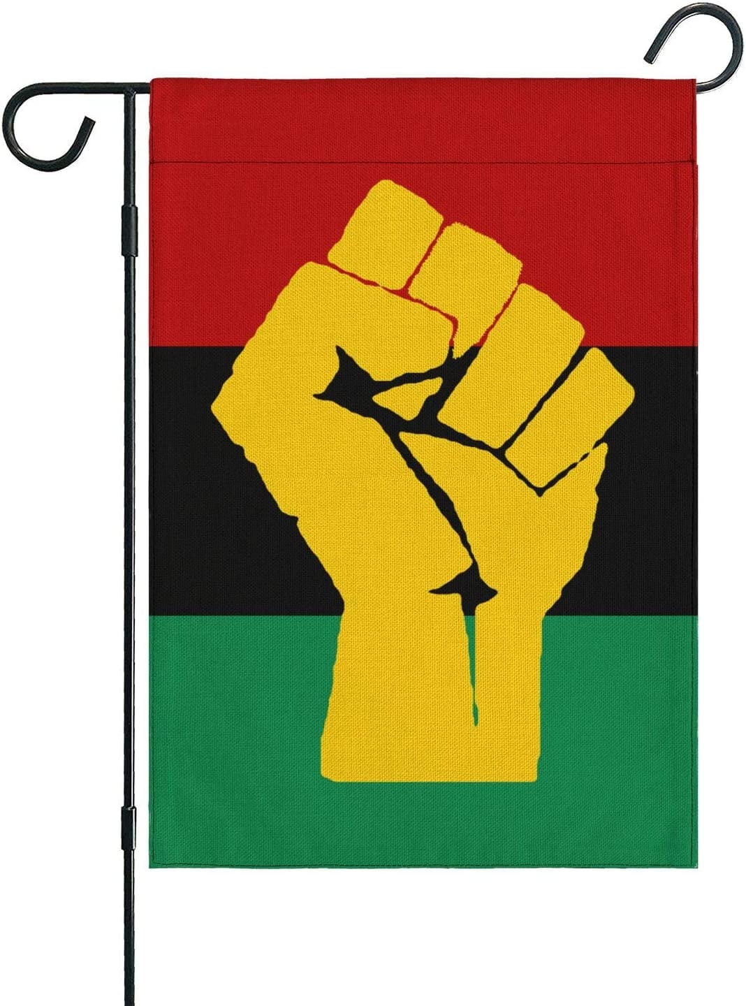 Black History Month Black Liberation Flag Garden Flag,Burlap Yard Flag ...