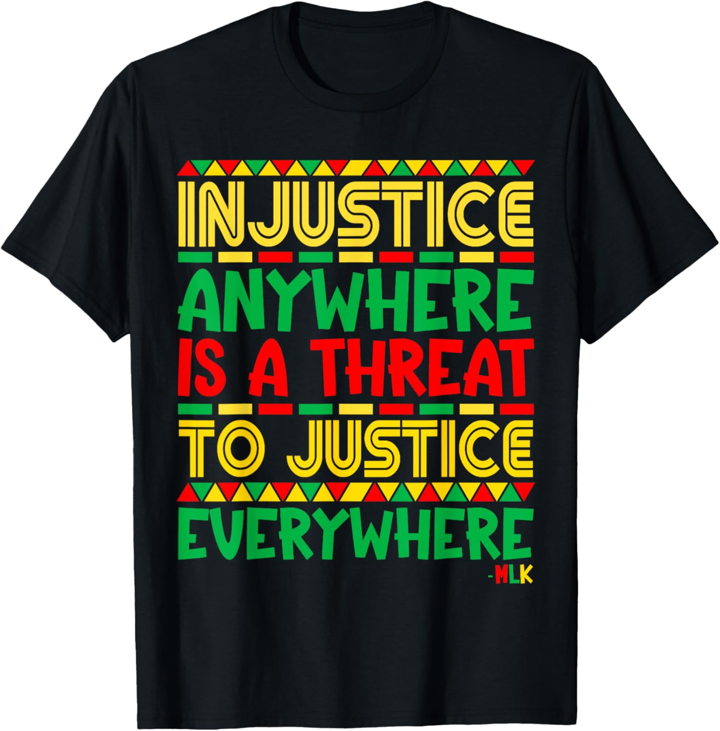 Black History Month Martin Luther King Jr Co. Injustice Anywhere T ...