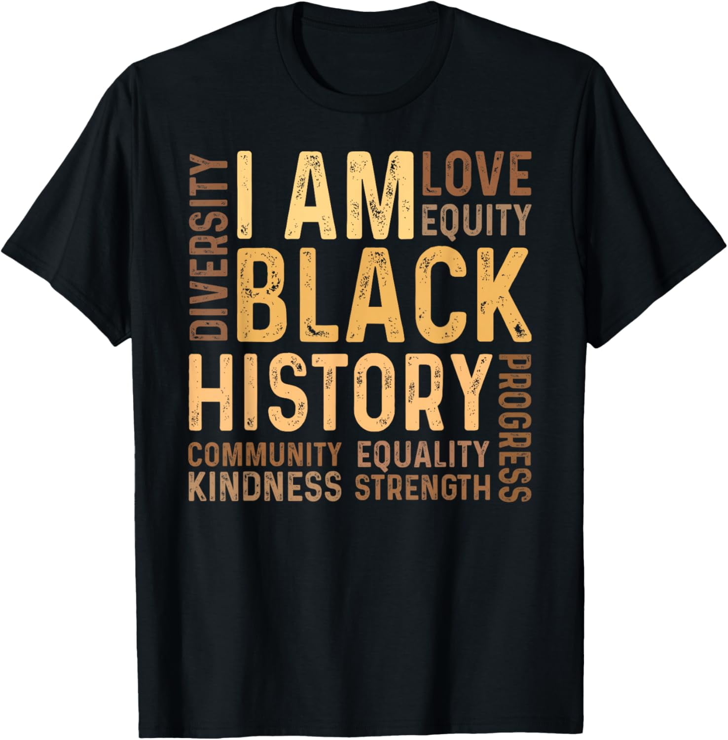 Black History Month Men Short Sleeve T-Shirt – African American Pride ...